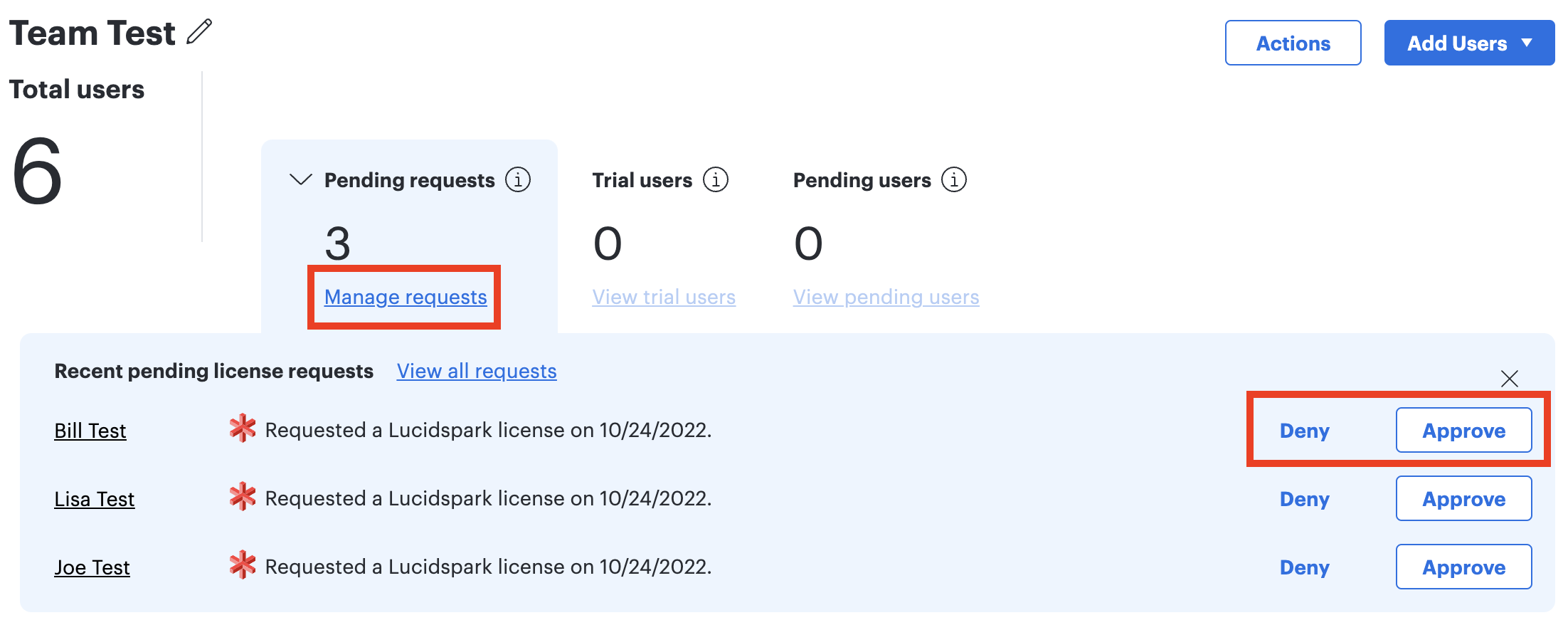 Lucid admin panel: User management – Lucid