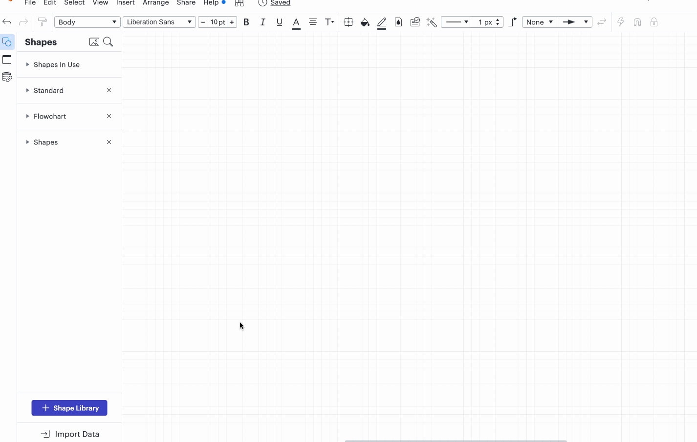 Bibliothèques de formes dans Lucidchart – Lucid