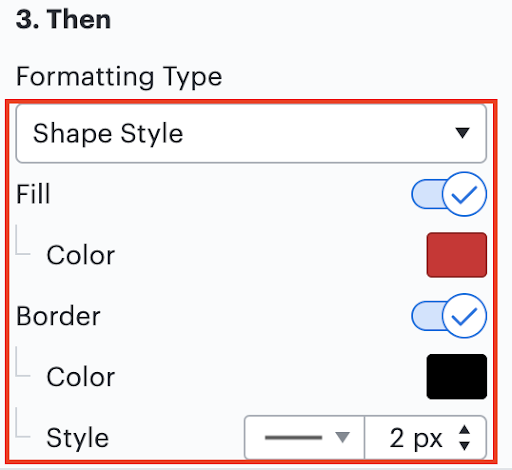 Use conditional formatting with resource metadata in Lucidscale – Lucid