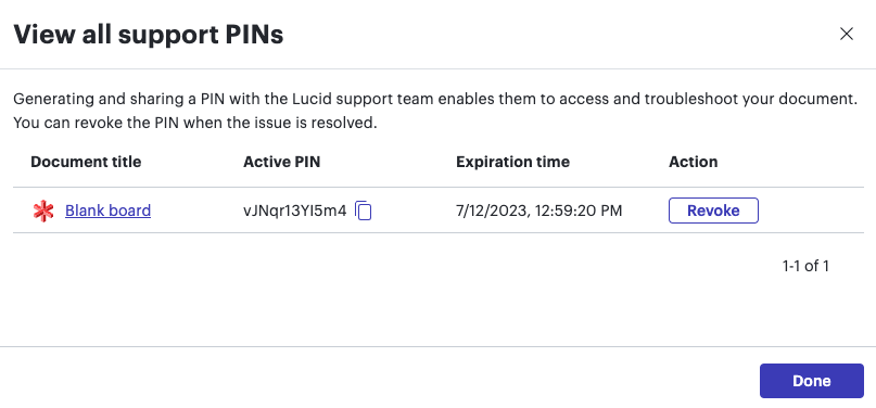 Generate a Lucid Support PIN – Lucid
