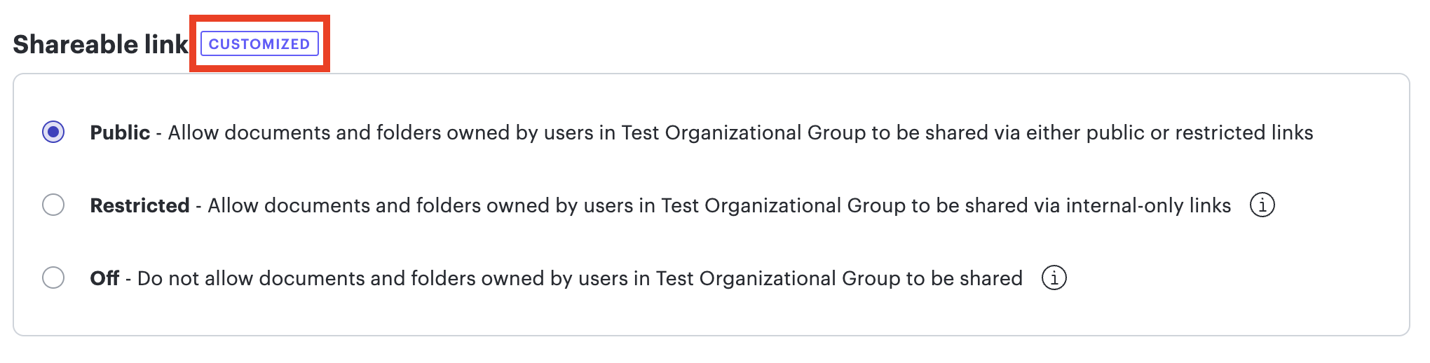 Lucid admin panel: Security settings – Lucid