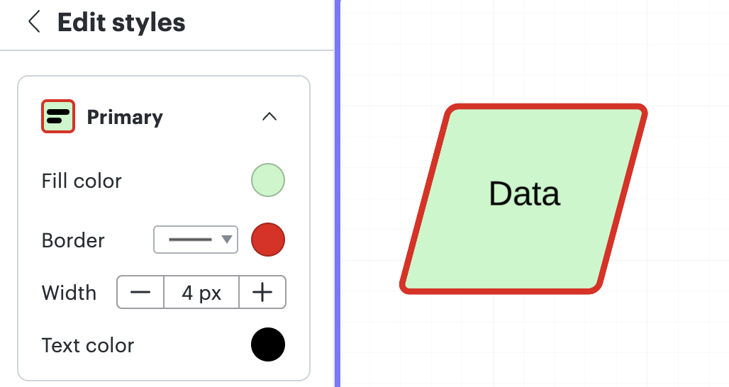 Apply preset themes to style shapes in Lucidchart – Lucid