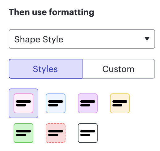 Apply preset themes to style shapes in Lucidchart – Lucid
