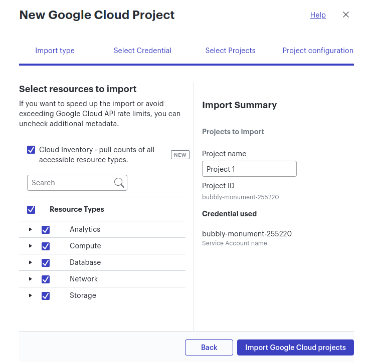 Import and manage Google Cloud infrastructure data in Lucidscale – Lucid