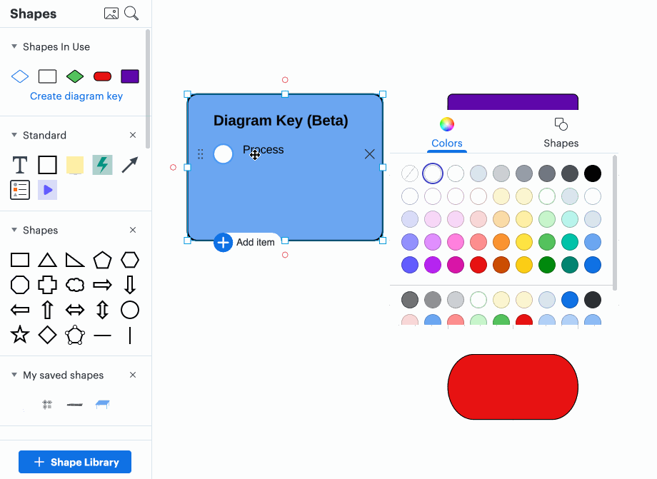 Agrega referencias del diagrama en Lucidchart – Lucid