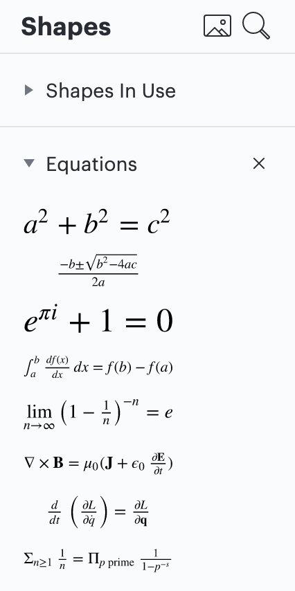 Create mathematical equations in Lucidchart – Lucid