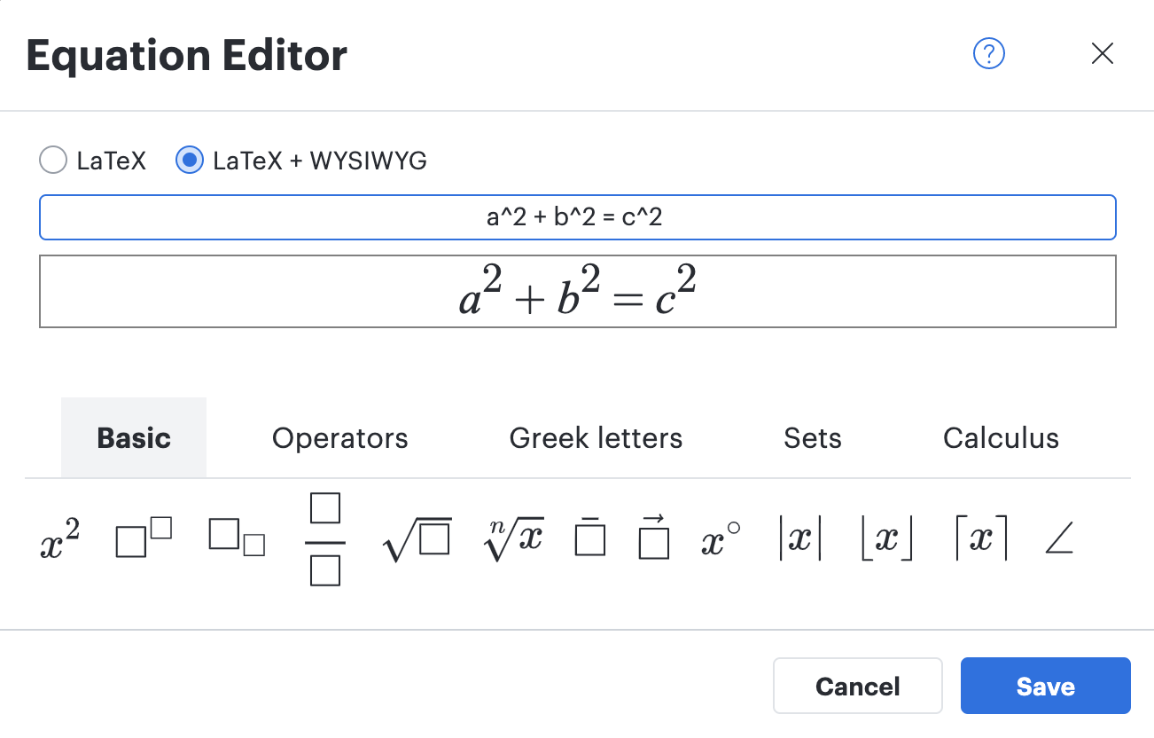 Create mathematical equations in Lucidchart – Lucid