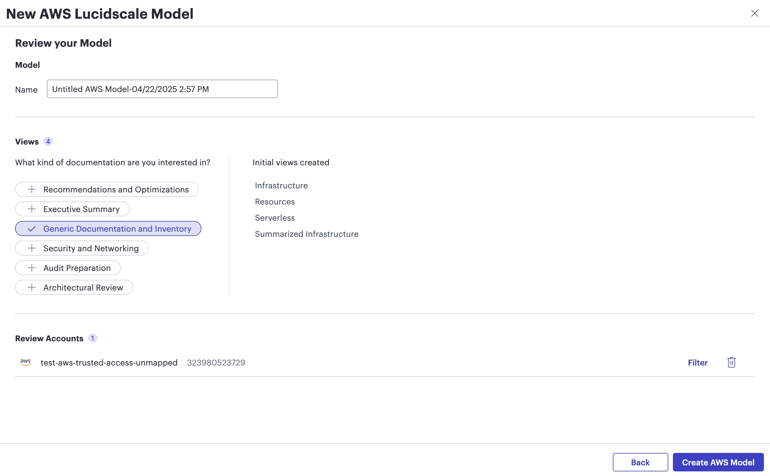 Import and manage AWS infrastructure data in Lucidscale – Lucid