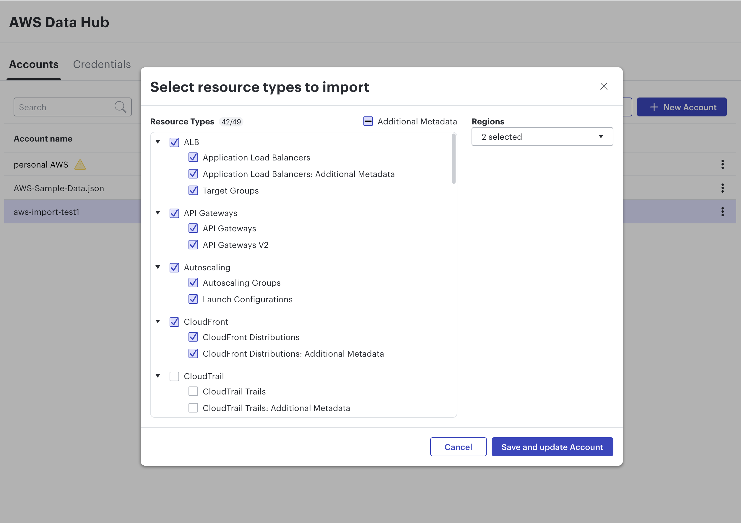 Import and manage AWS infrastructure data in Lucidscale – Lucid