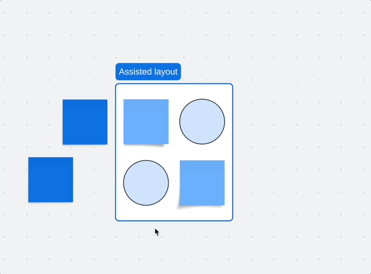 Use assisted layout to organize content in Lucid – Lucid