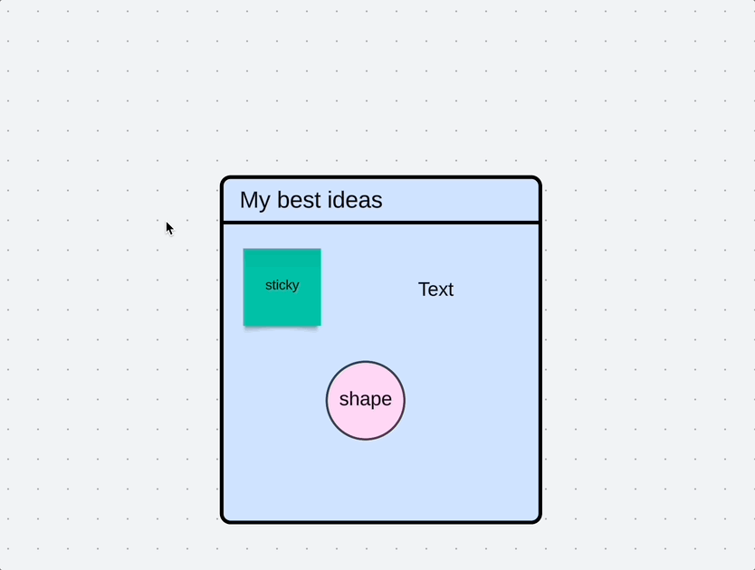 Use Containers to organize and hide content in Lucidspark – Lucid