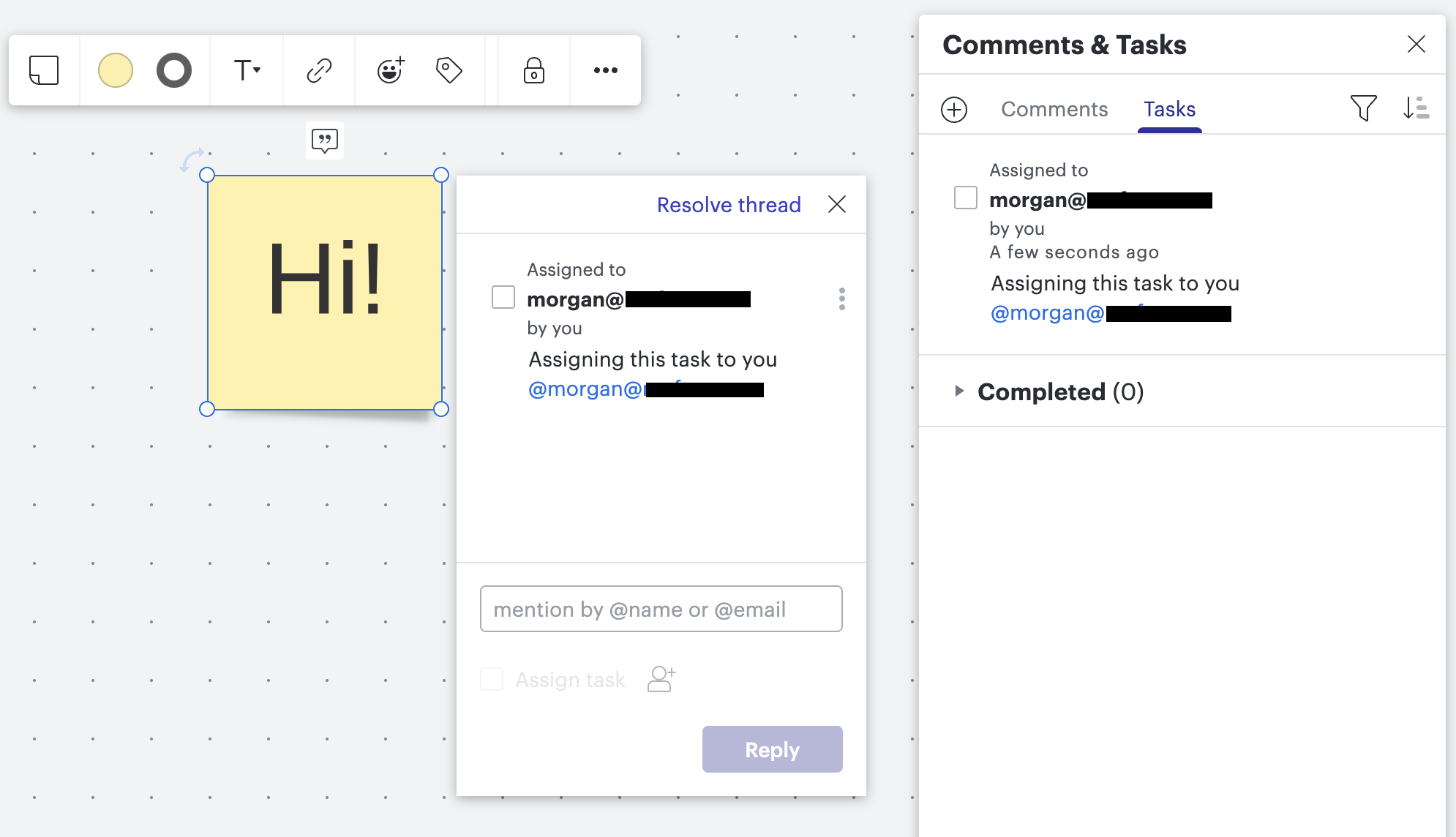 Add comments and assign tasks to collaborators – Lucid