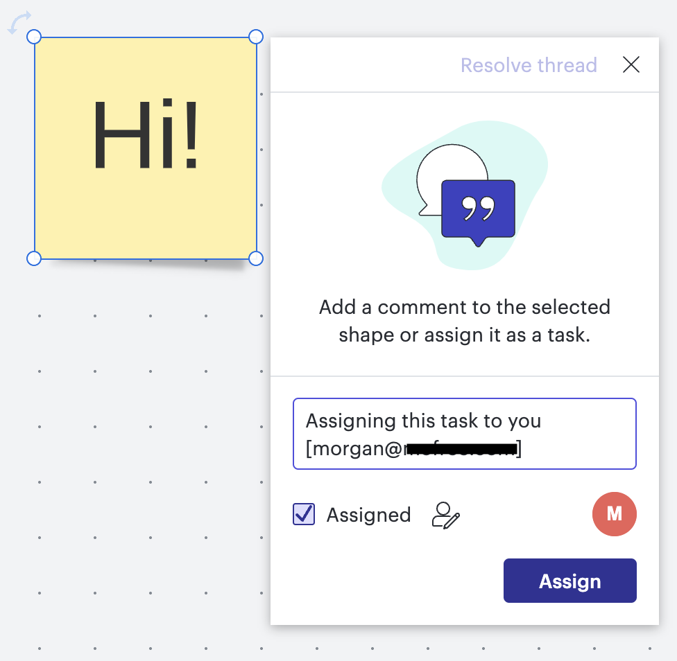 Add comments and assign tasks to collaborators – Lucid