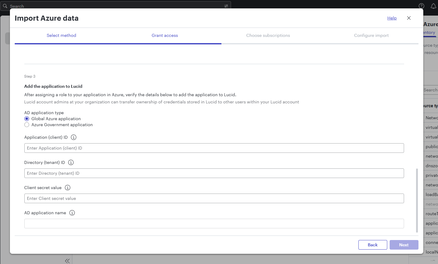 Import and manage Azure infrastructure data in Lucidscale – Lucid