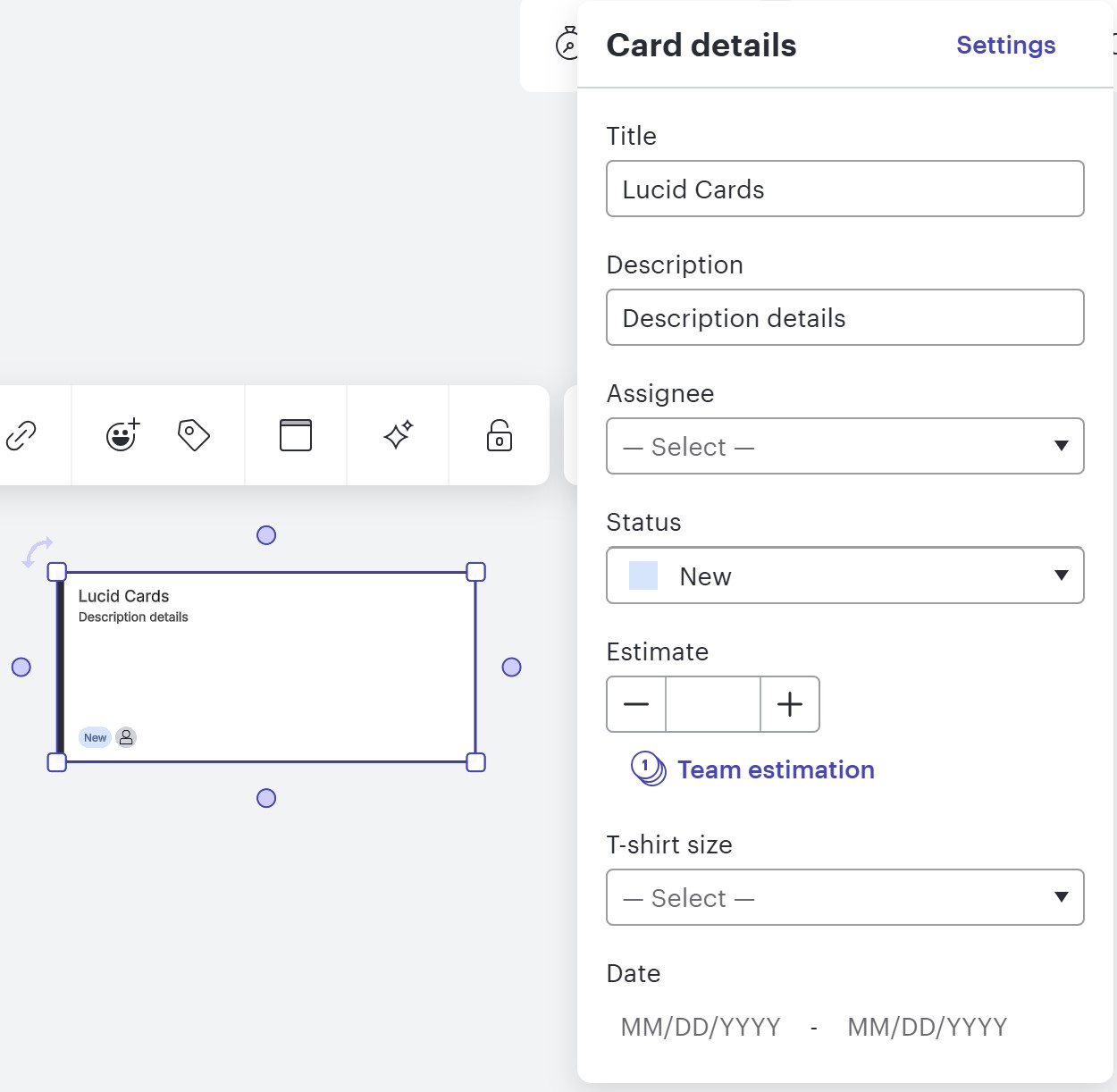 Use Lucid Cards to plan, organize, and assign tasks – Lucid