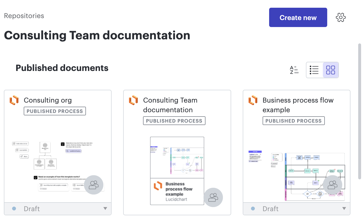 Use repositories to centralize and standardize your organization's processes – Lucid