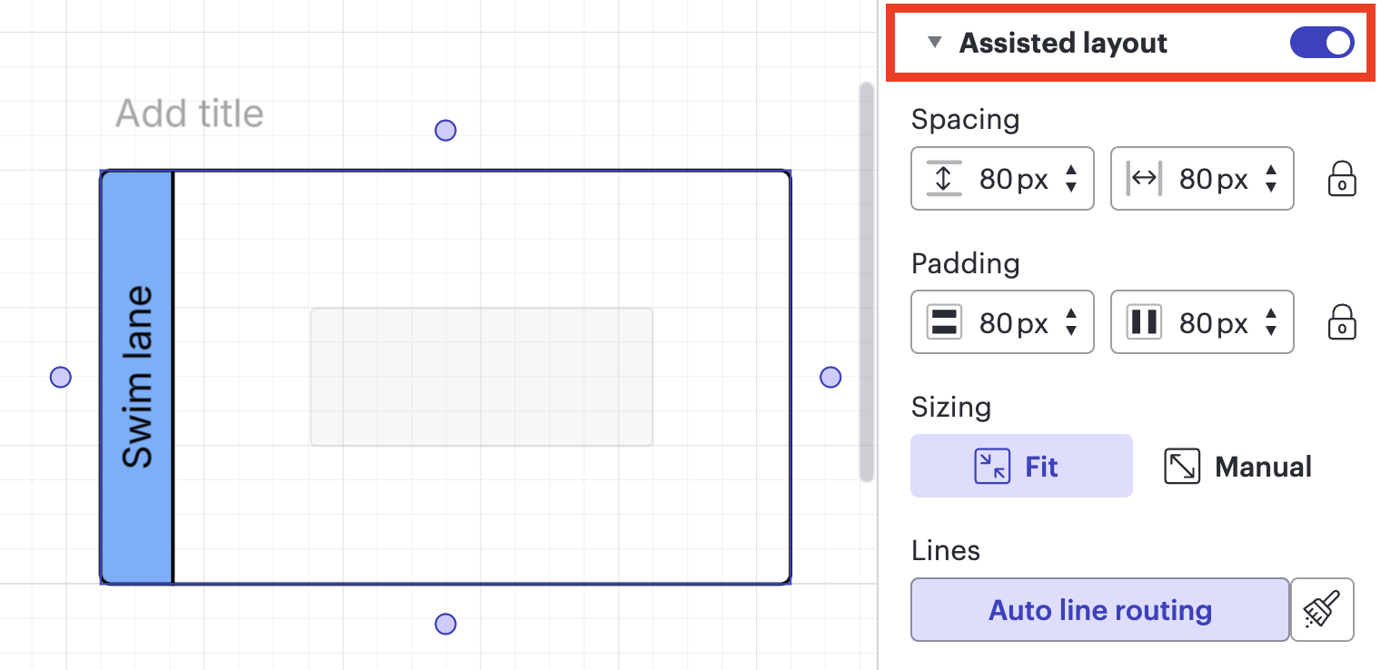 Use assisted layout to organize content in Lucid – Lucid