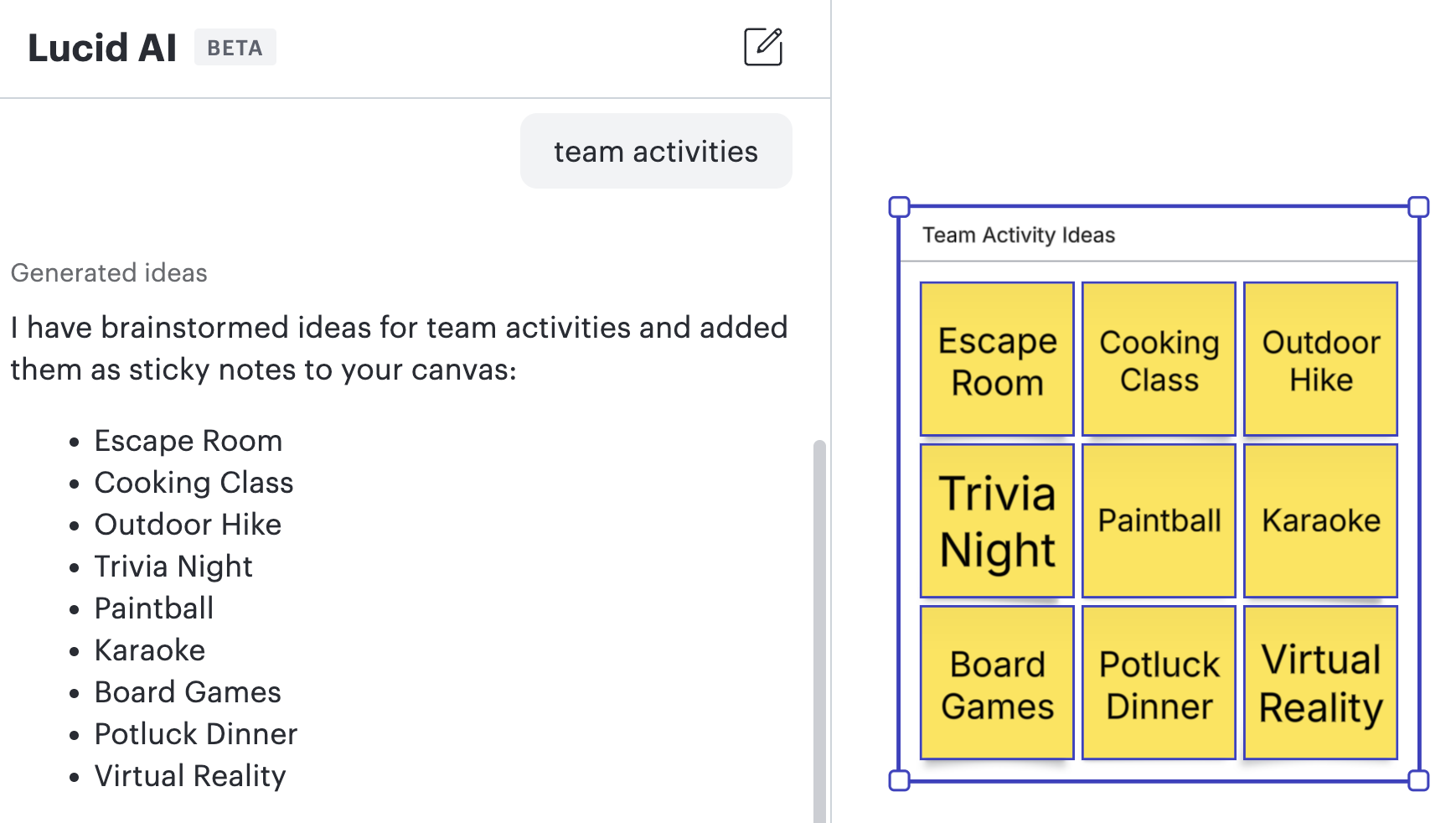 Steigern Sie die Produktivität mit Lucid AI in Lucidchart – Lucid