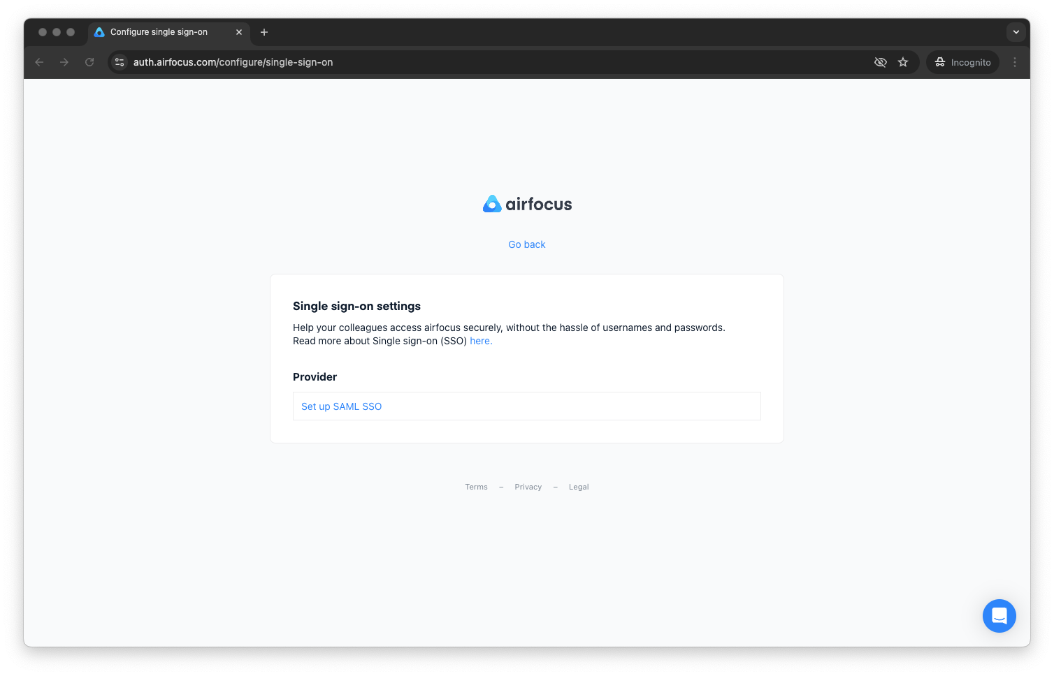 Enable Okta SAML and SCIM in airfocus – Lucid