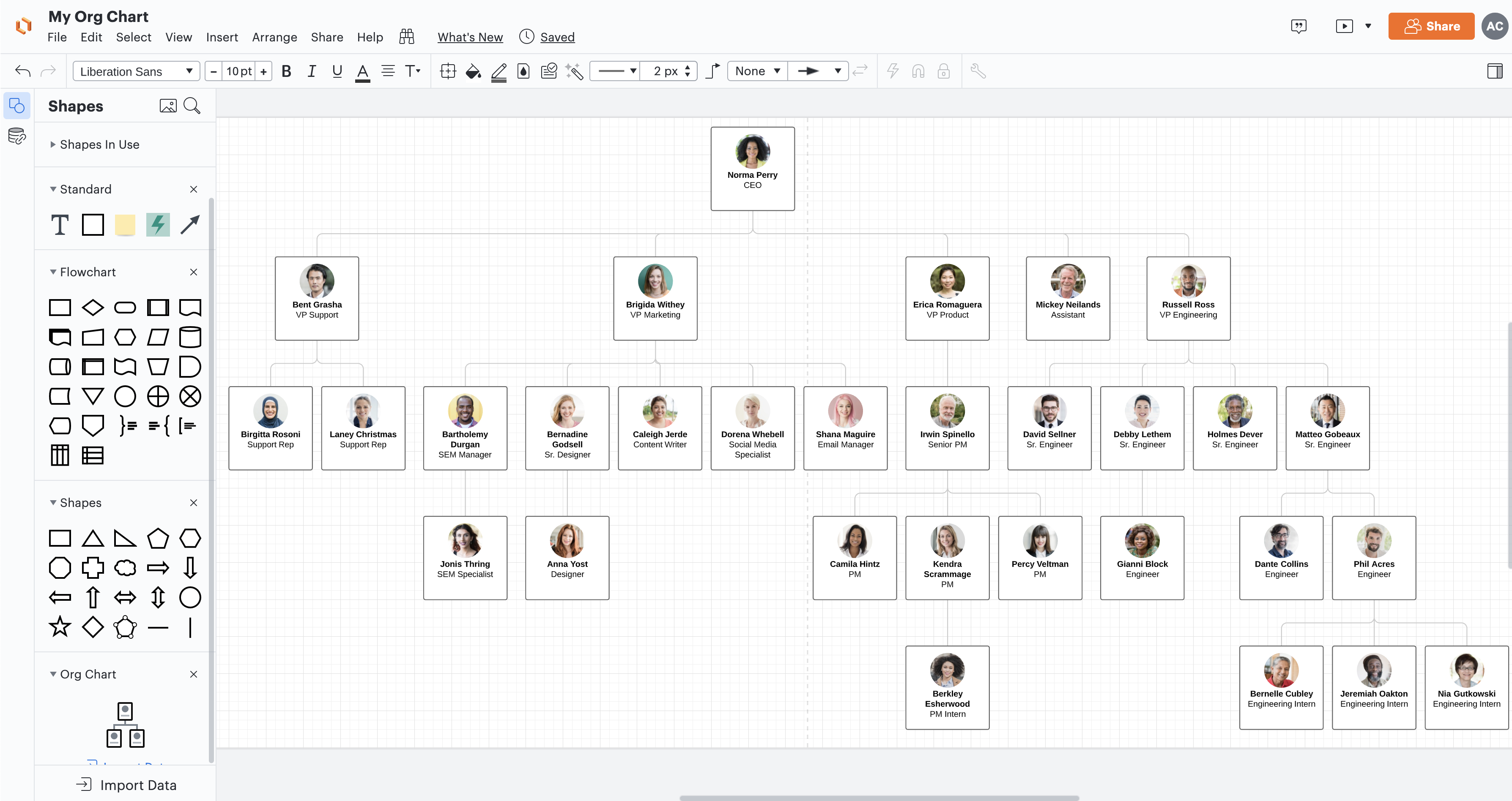 How do I import an org chart from a CSV, Excel file, or Google Sheet ...