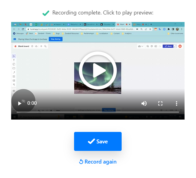 Record video in Lucid – Lucid